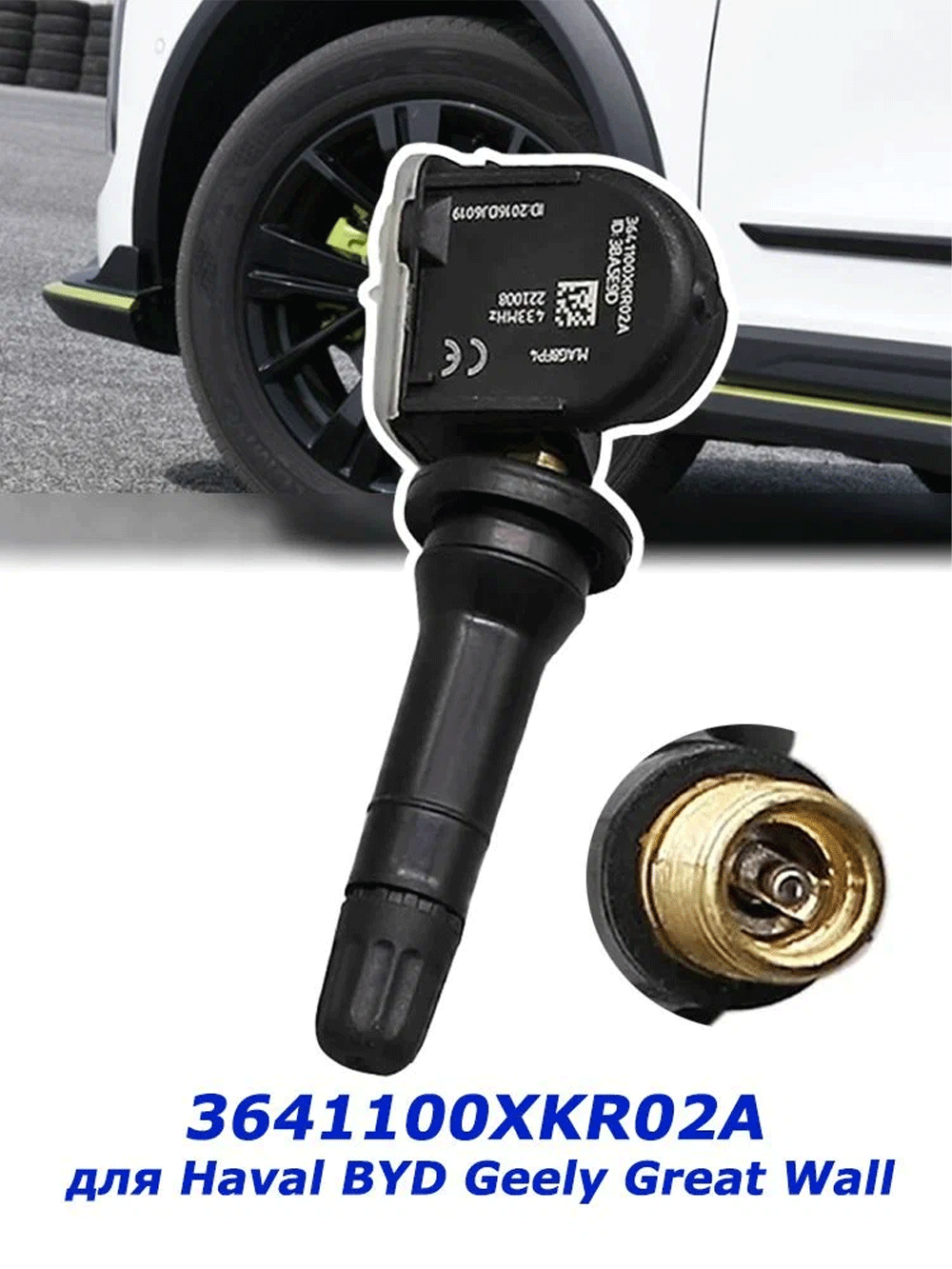 TPMS датчиков давления шин для Haval H9 Hover F7 H6, BYD Dolphin, Geely Atlas Tugella X7, GreatWall H6, 3641100XKR02A