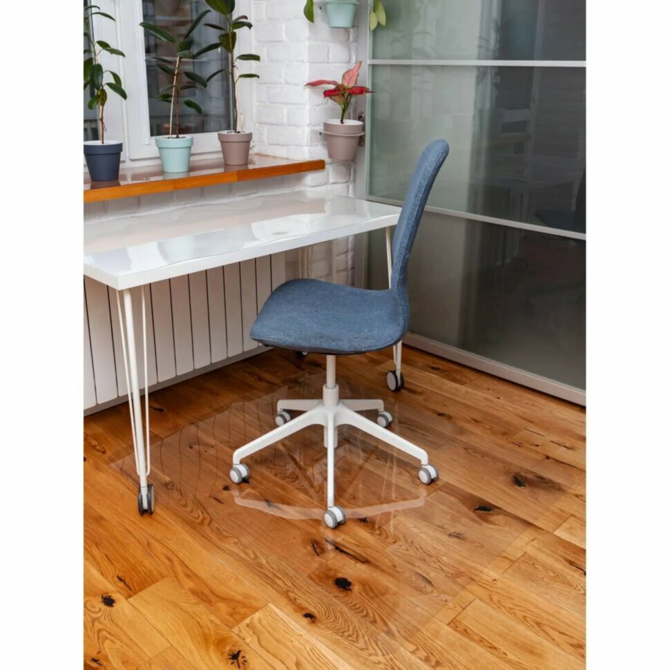 Коврик напольный BSL_Echair прозрачный, гладкий, ПЭТ 900х1200х0,7мм, 2249931