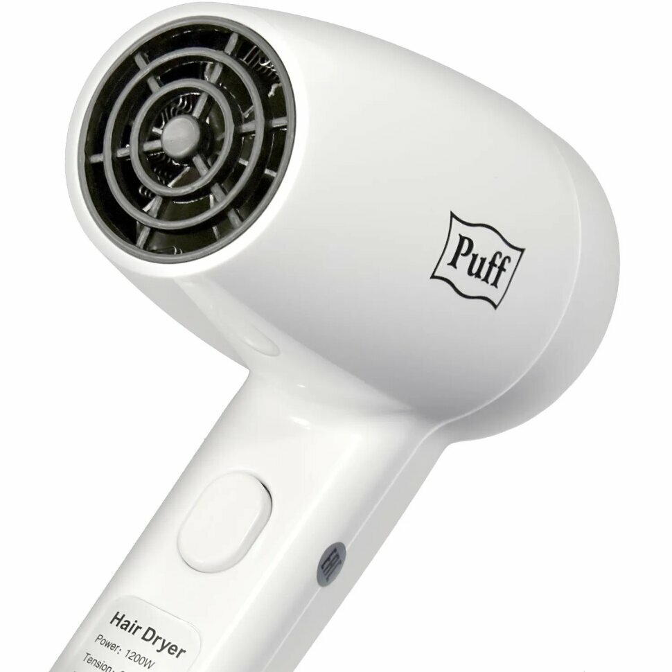 Фен Puff-1200, белый, 1,2 кВт, 1671480