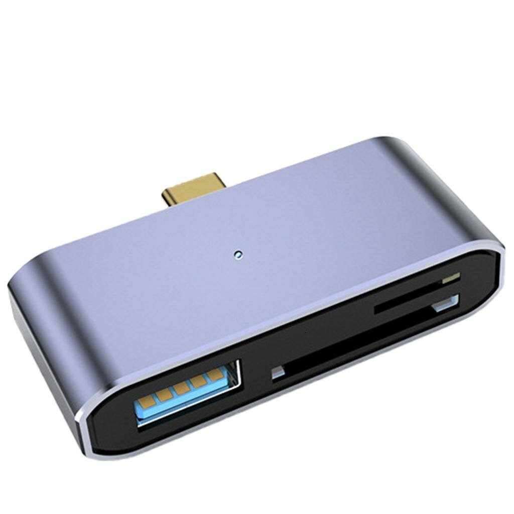 Адаптер USB-C 2 в 1 / 3 в 1, TF SD USB 3в1