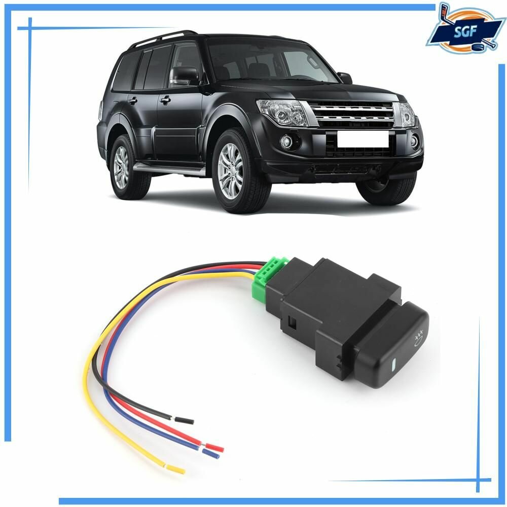Кнопка включения противотуманных фар (переключатель FOG) для Mitsubishi Pajero/Lancer/Outlander/Triton — прямая замена