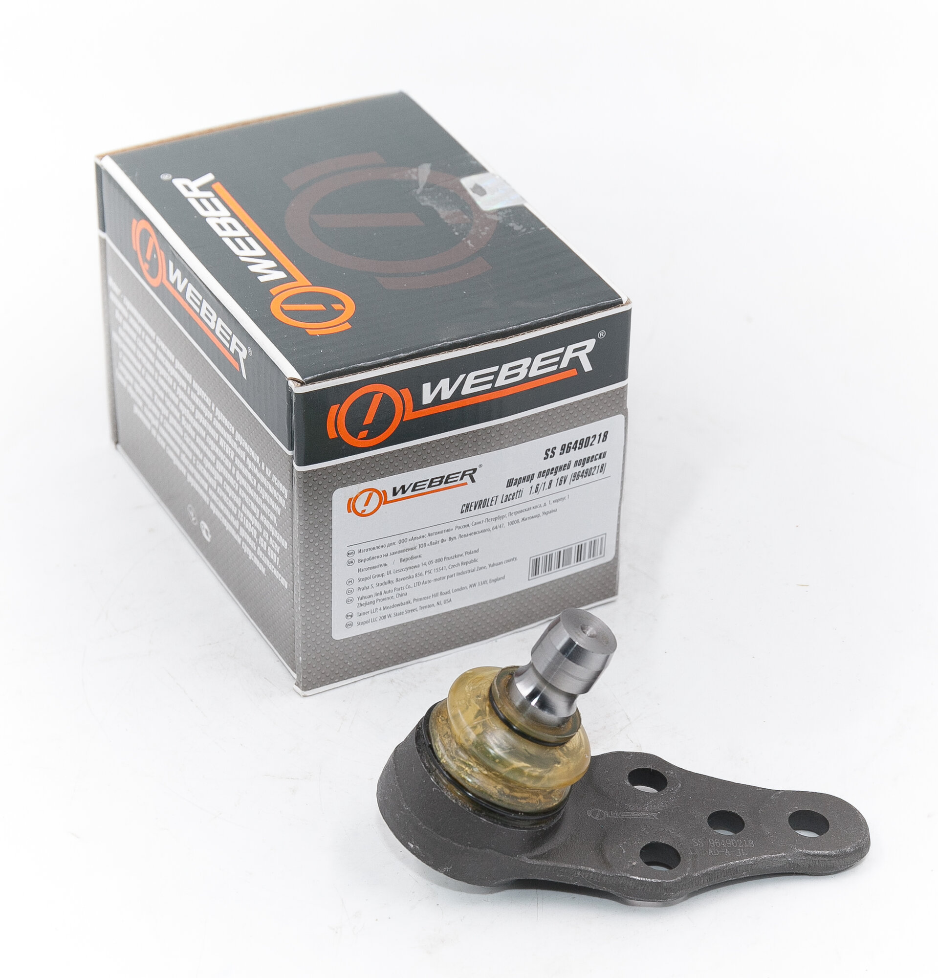 Шаровая опора Weber, для Chevrolet Lacetti, передняя, левая/правая