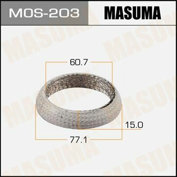 Кольцо глушителя 60.7x77.1 MASUMA MOS-203