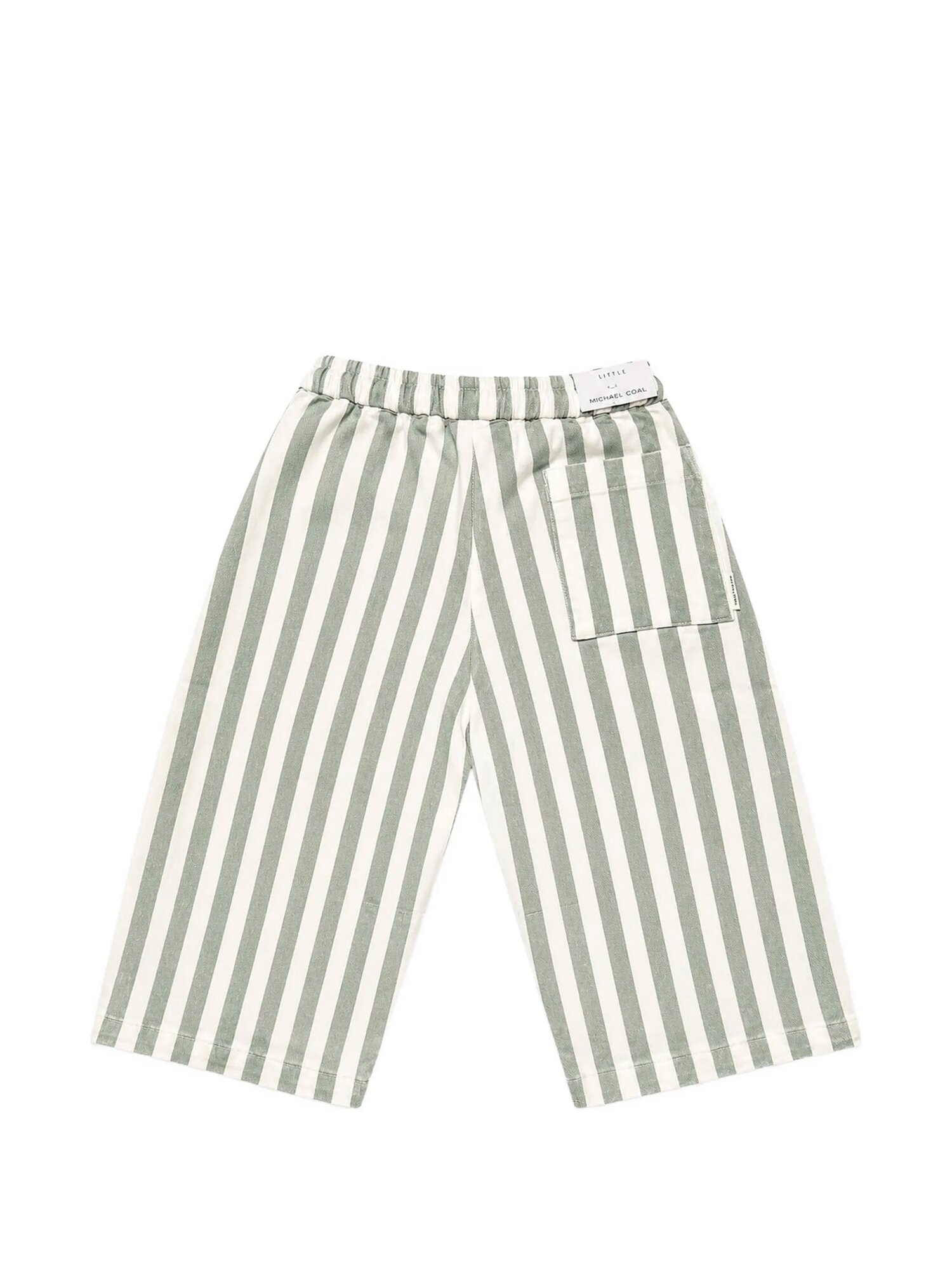 Брюки Michael Coal Mason striped drawstring trousers, размер 2 года, серый — фото 1