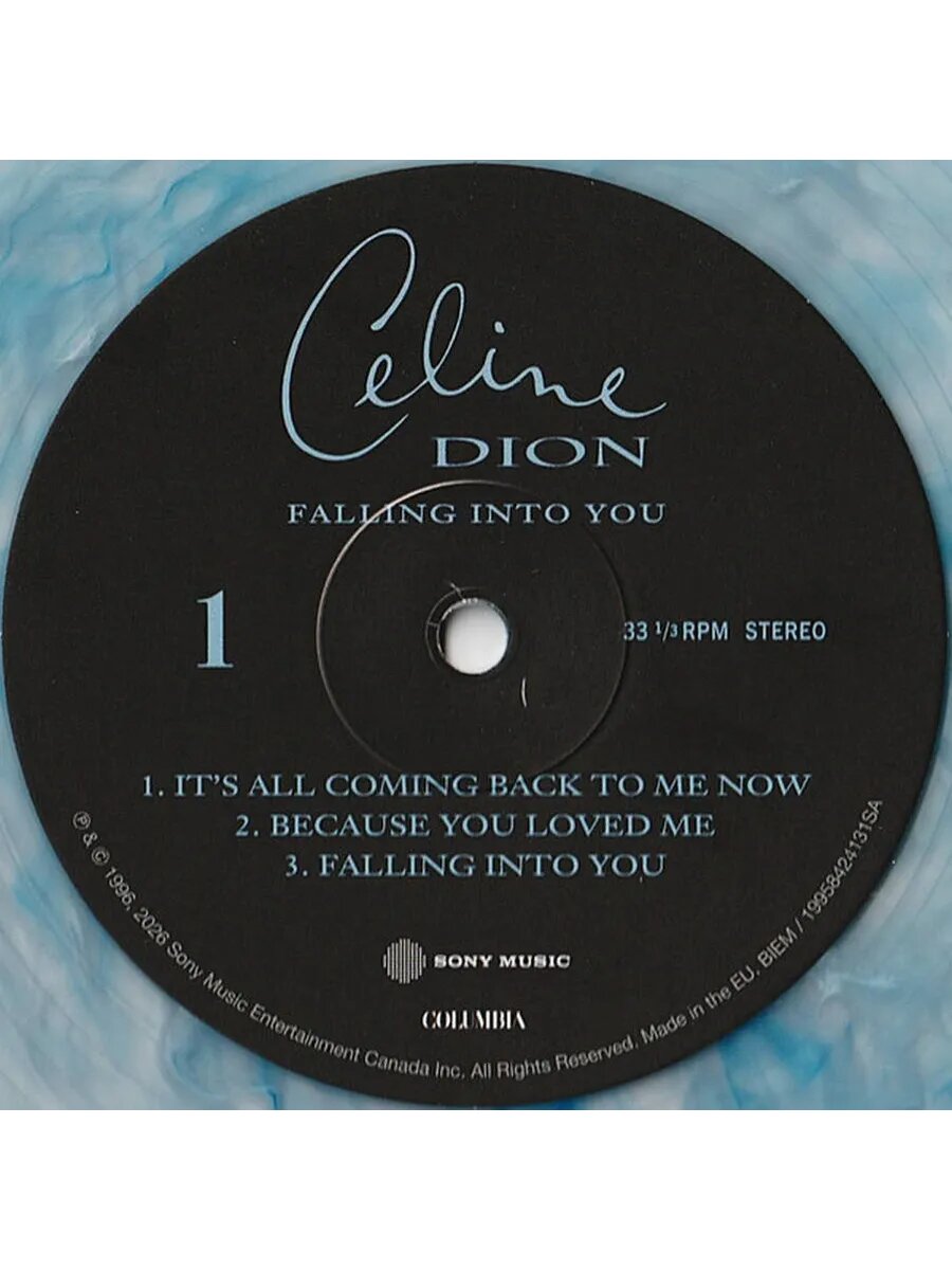 Celine Dion - Falling Into You (2LP blue) — фото 1