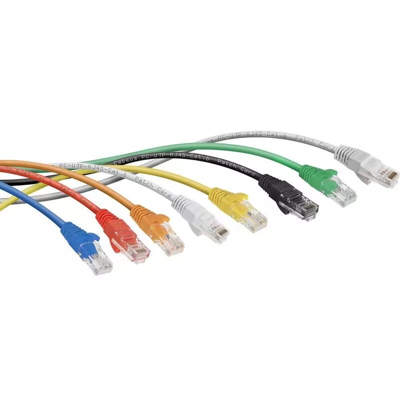 Патч-корд U/UTP кат.6 PC-UTP-RJ45-Cat.6-1m-YL-LSZH 2xRJ45/8p8c неэкранир. LSZH 1м желт. Cabeus 11162c