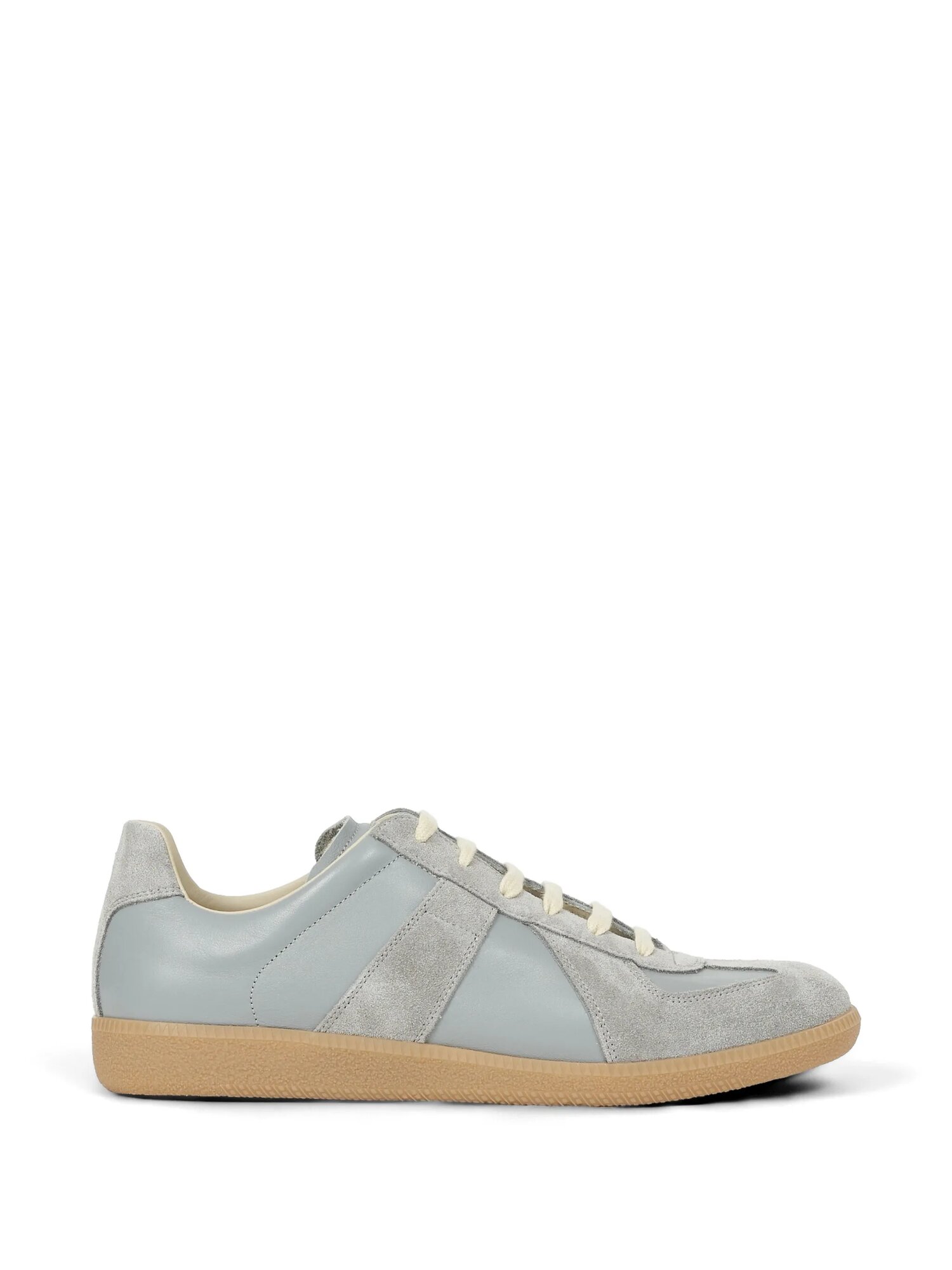 Кроссовки Replica leather-panelled sneakers