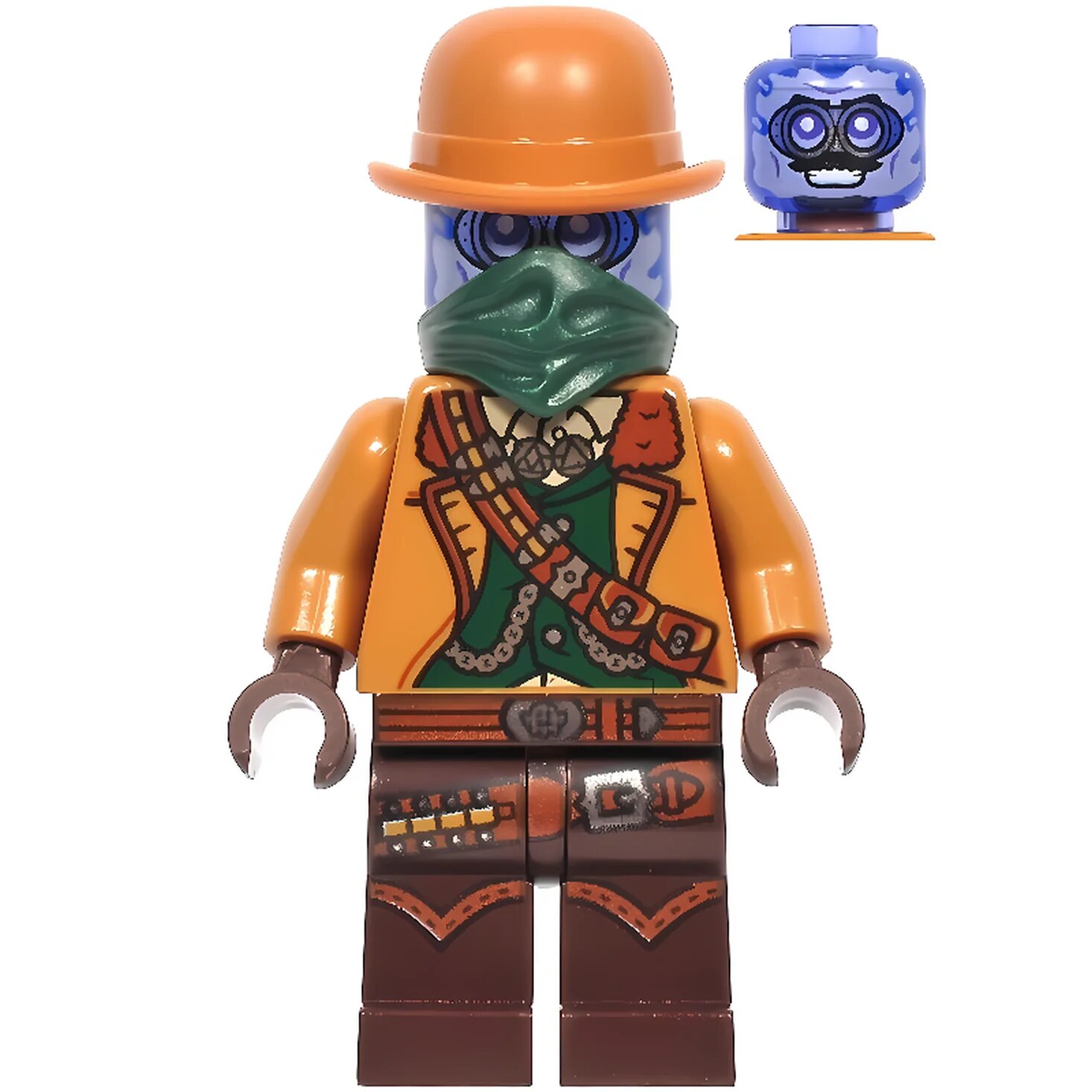 Минифигурка Lego Hidden Side Vaughn Geist - Smile hs074 N