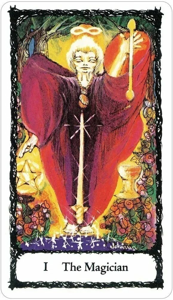 Колода карт U.S.Games Systems "Sacred Rose Tarot", 78 карт, картон, авторская — фото 1