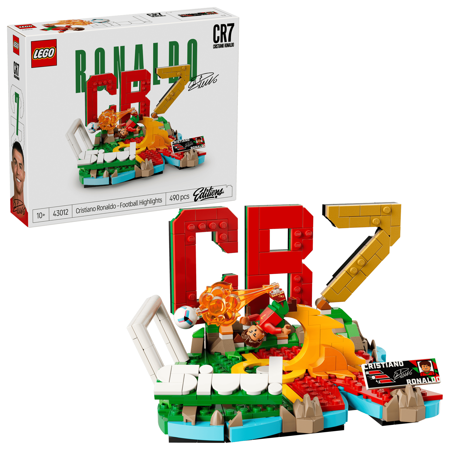 Конструктор LEGO Editions 43012 Криштиану Роналду: Футбольные моменты, 490 дет.