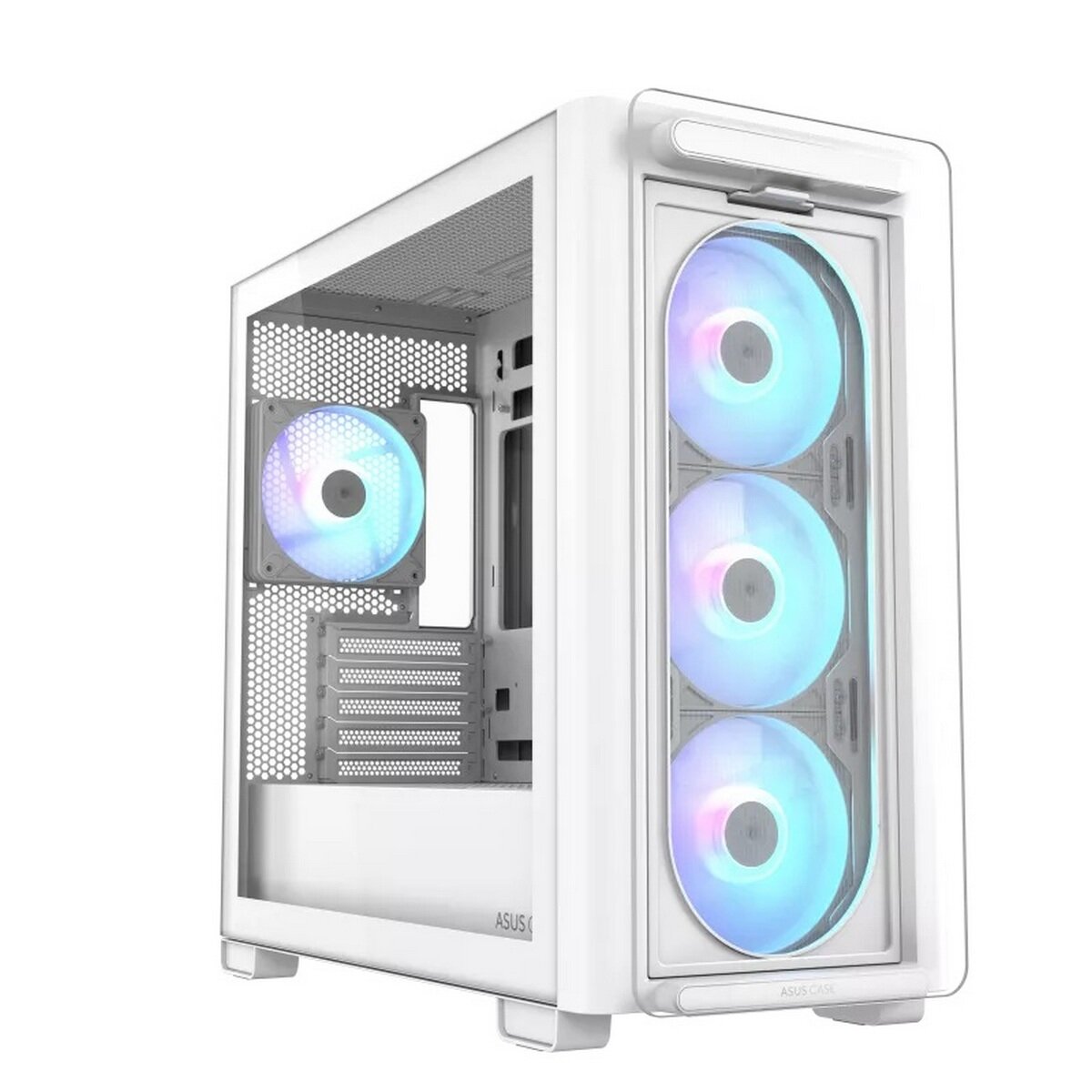 Корпус для ПК ASUS A23 PLUS TG ARGB WHITE, Mini Tower, Micro-ATX, Белый (90DC00K3-B19010)