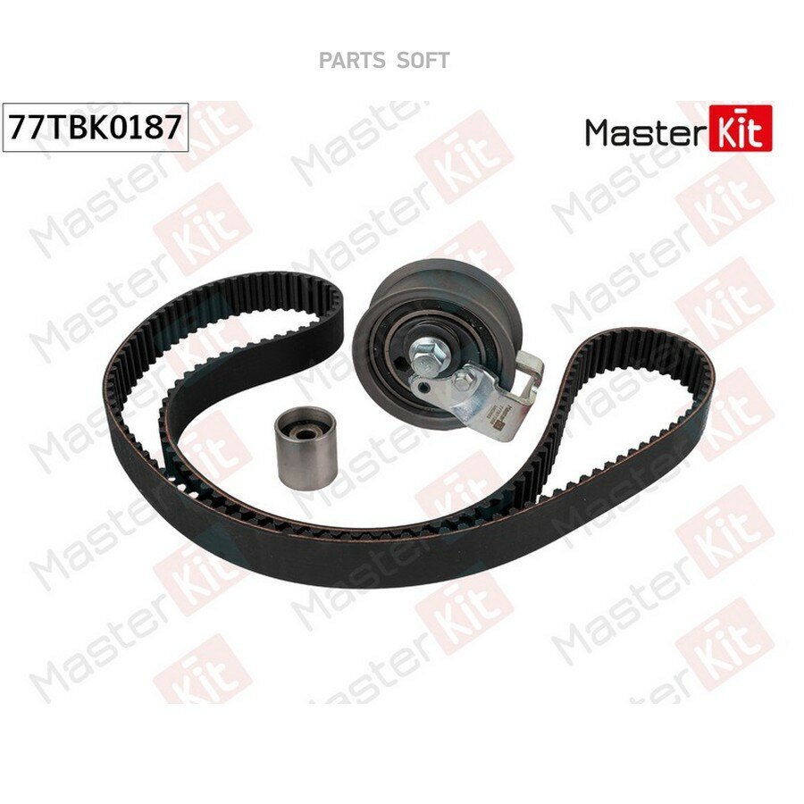 MASTERKIT 77TBK0187 Ремень ГРМ + 2 ролика