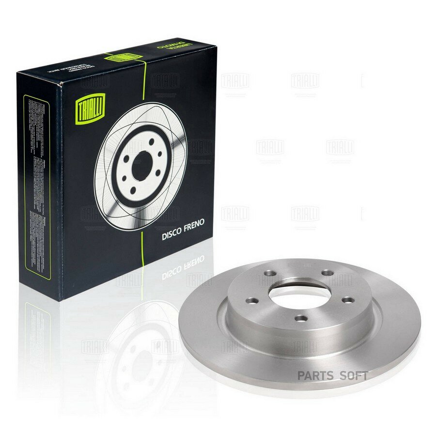 TRIALLI DF-250102 Диск торм. для а/м Mazda 3 (03-) зад. d=280 (DF 250102)
