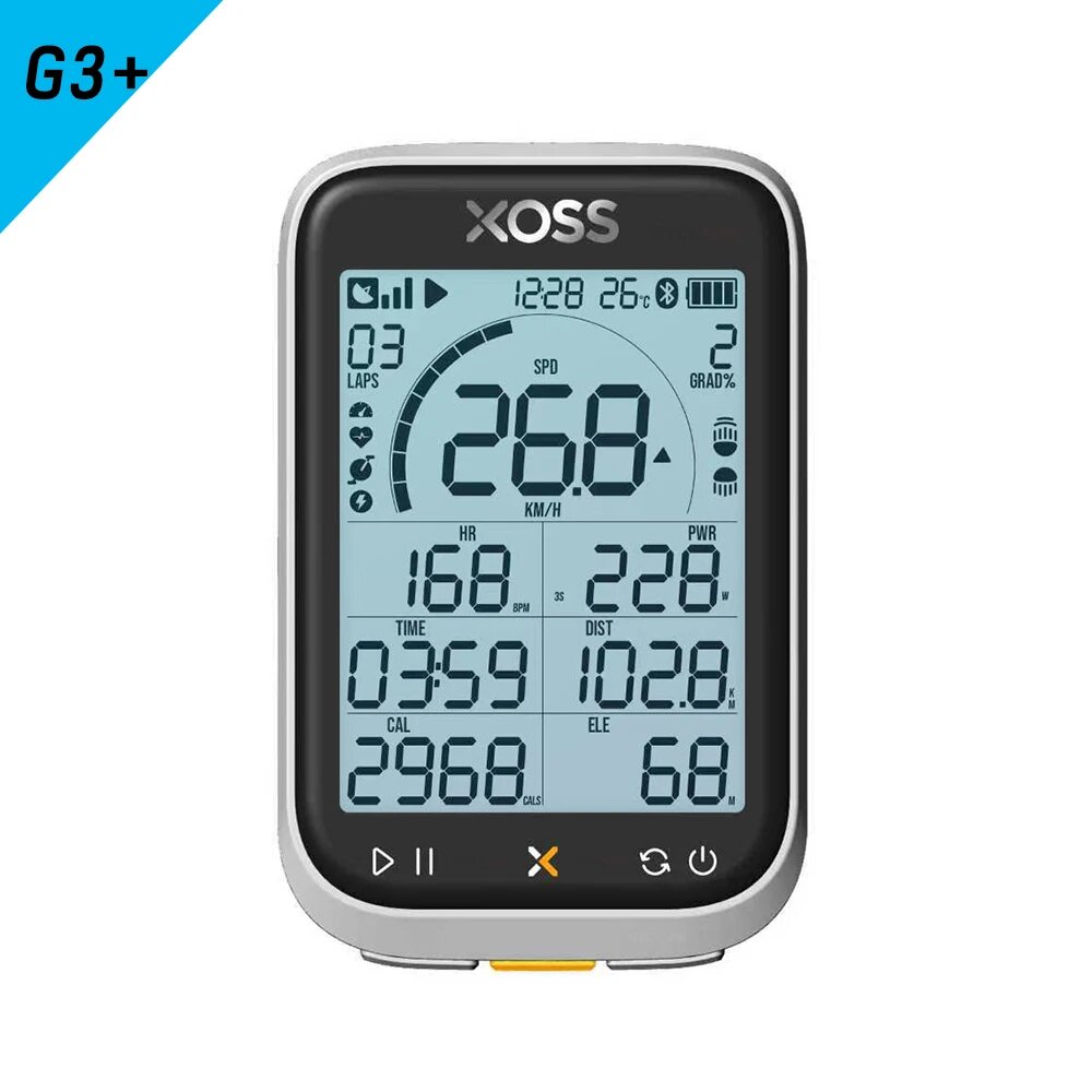 Велокомпьютер XOSS G3+ (G3 plus)