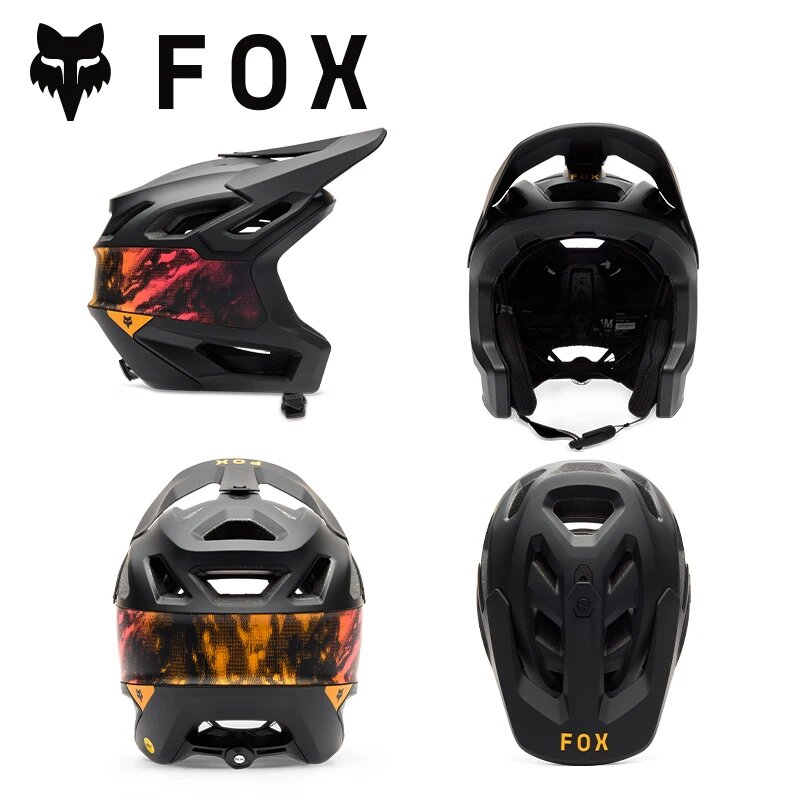 Шлем FOX Dropframe Pro Black/Dark Black M