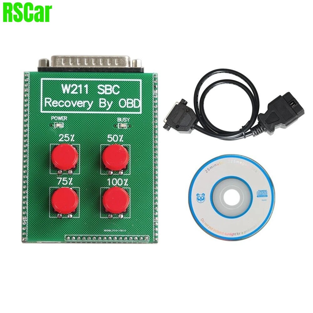 Новейший инструмент OBD2 Reocvery для Mercedes-Benz SBC Repair Tool C249F SBC ABS W211 R230 Green