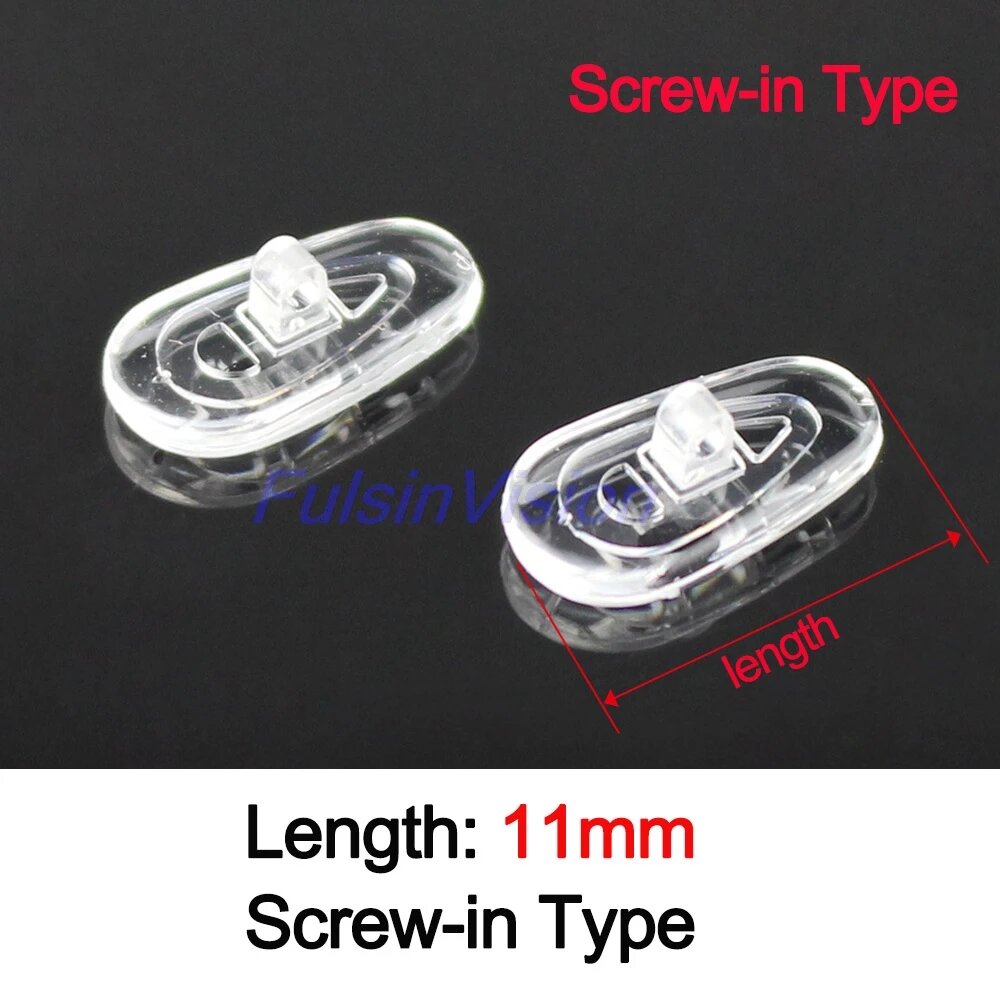 Носоупоры для очков, 11 мм, screw-in, цвет: 11mm