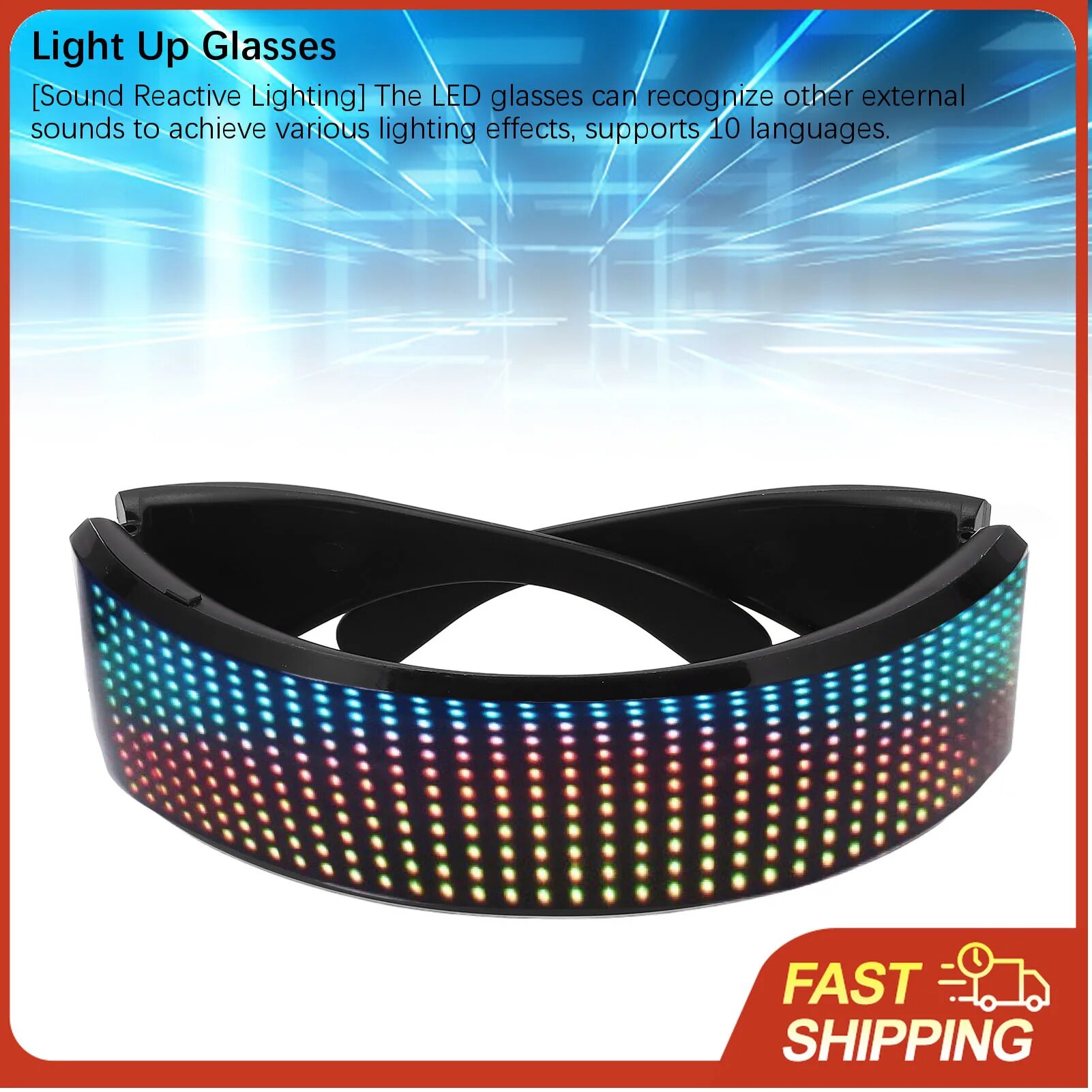 Bluetooth LED-очки RGB для вечеринок