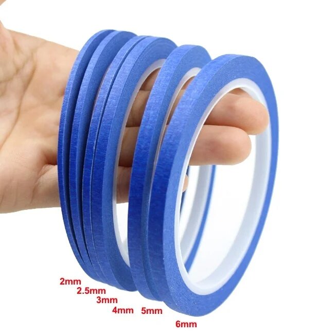 NCIBUIN Малярная лента синяя 25 м 4mm 2Rolls