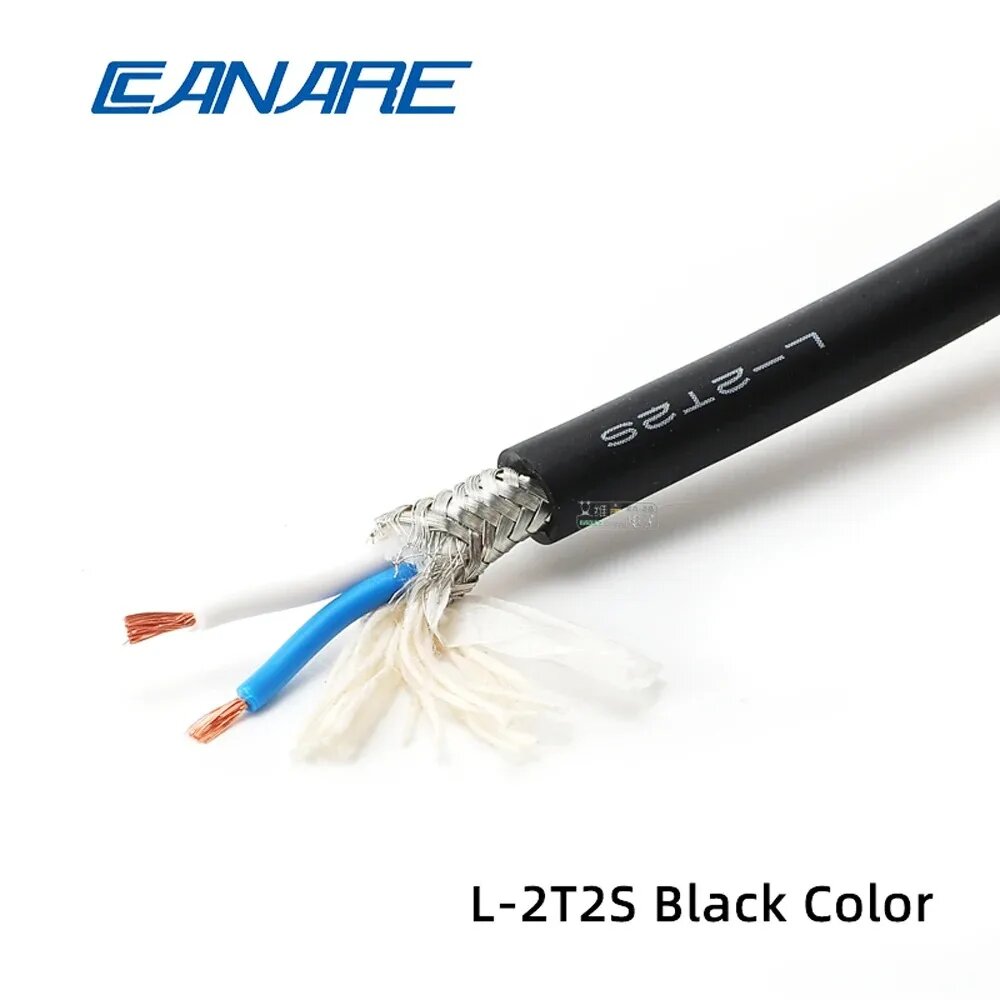 CANARE L-2T2S Black, 1 м, 6.0 мм