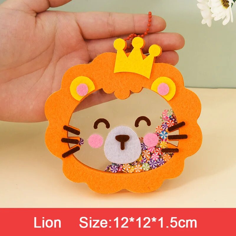 Подвеска-зеркало "Лев", 12*12*1.5 см, Цвет: Lion