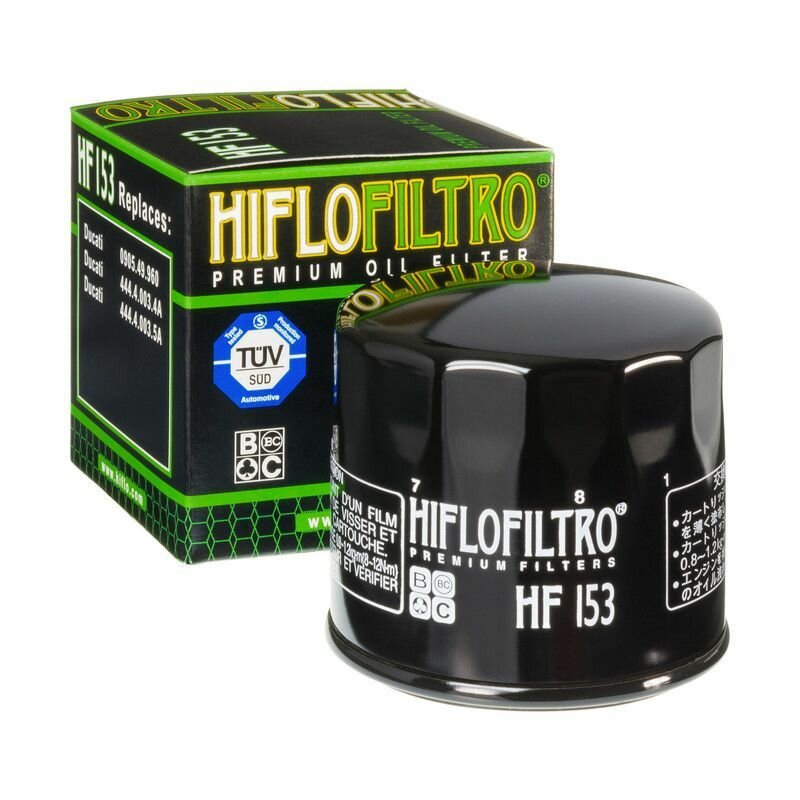 Фильтр масляный HF153 HIFLO FILTRO (Ducati 09 054 99 60, 444.4.003.4A)