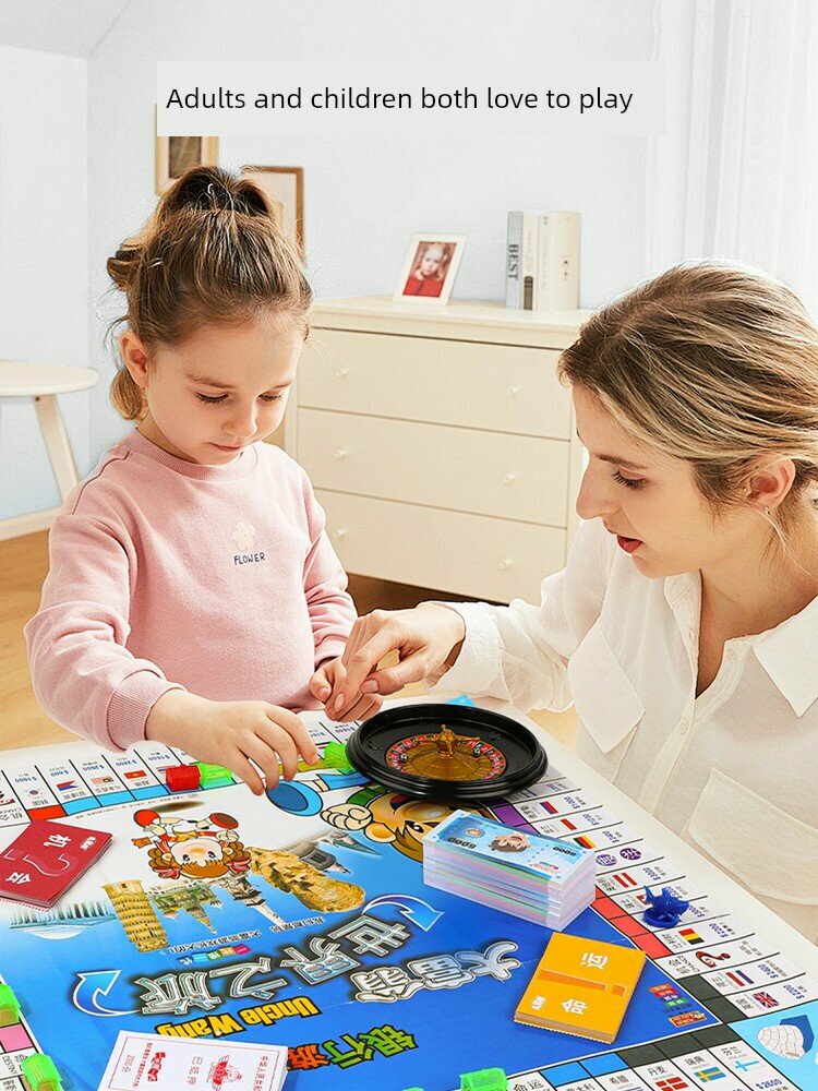 Monopoly World Tour Deluxe Edition для 2-8 игроков, 51 свойств, расширение и инструкция в комплекте
