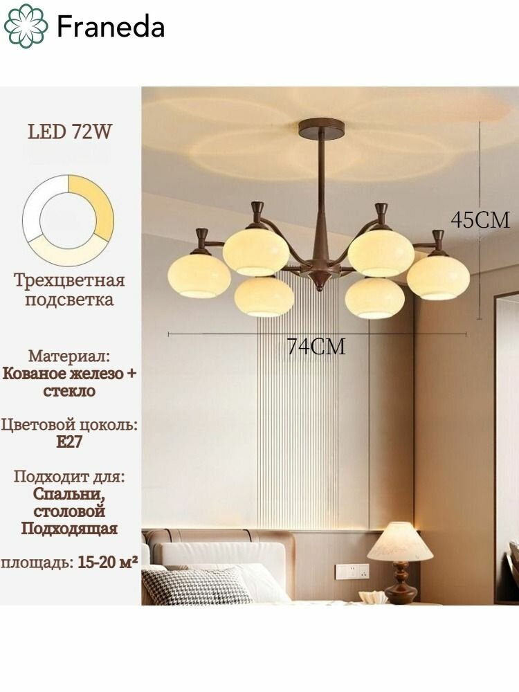 Люстра в винтажном стиле — фото 1