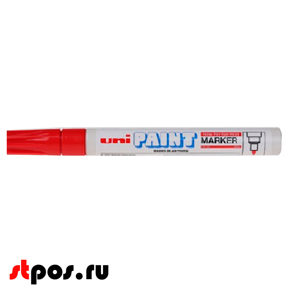 Маркер-краска PAINT PX-20 для письма по любой поверхности, толщина линии 2,2-2,8мм, овальный, красный