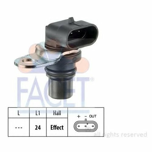 Датчик положения распредвала Facet 90343 для Opel Astra, Combo, Meriva