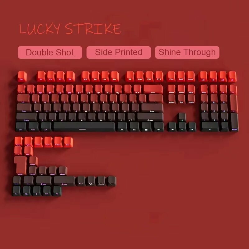 Колпачки для клавиш Lucky Strike-OEM, 135 шт.