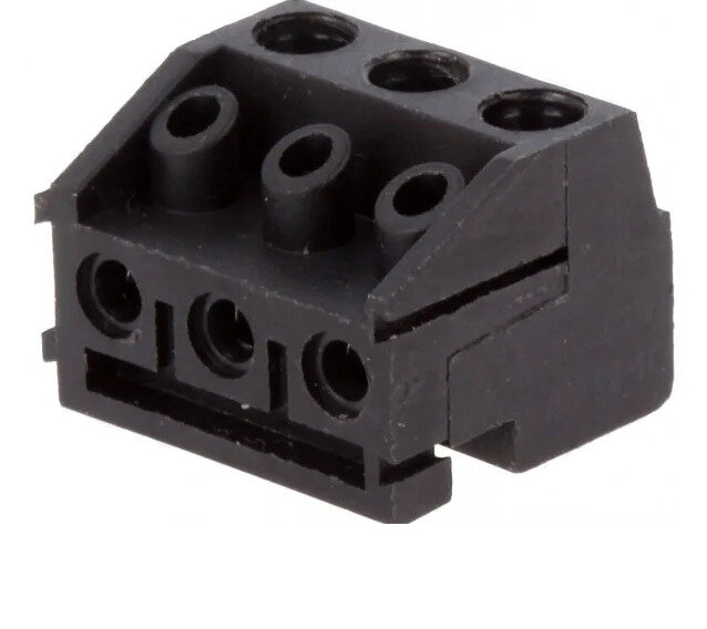 Клеммник 320-031-13 den black (XY334-3 5.0mm) (30шт)