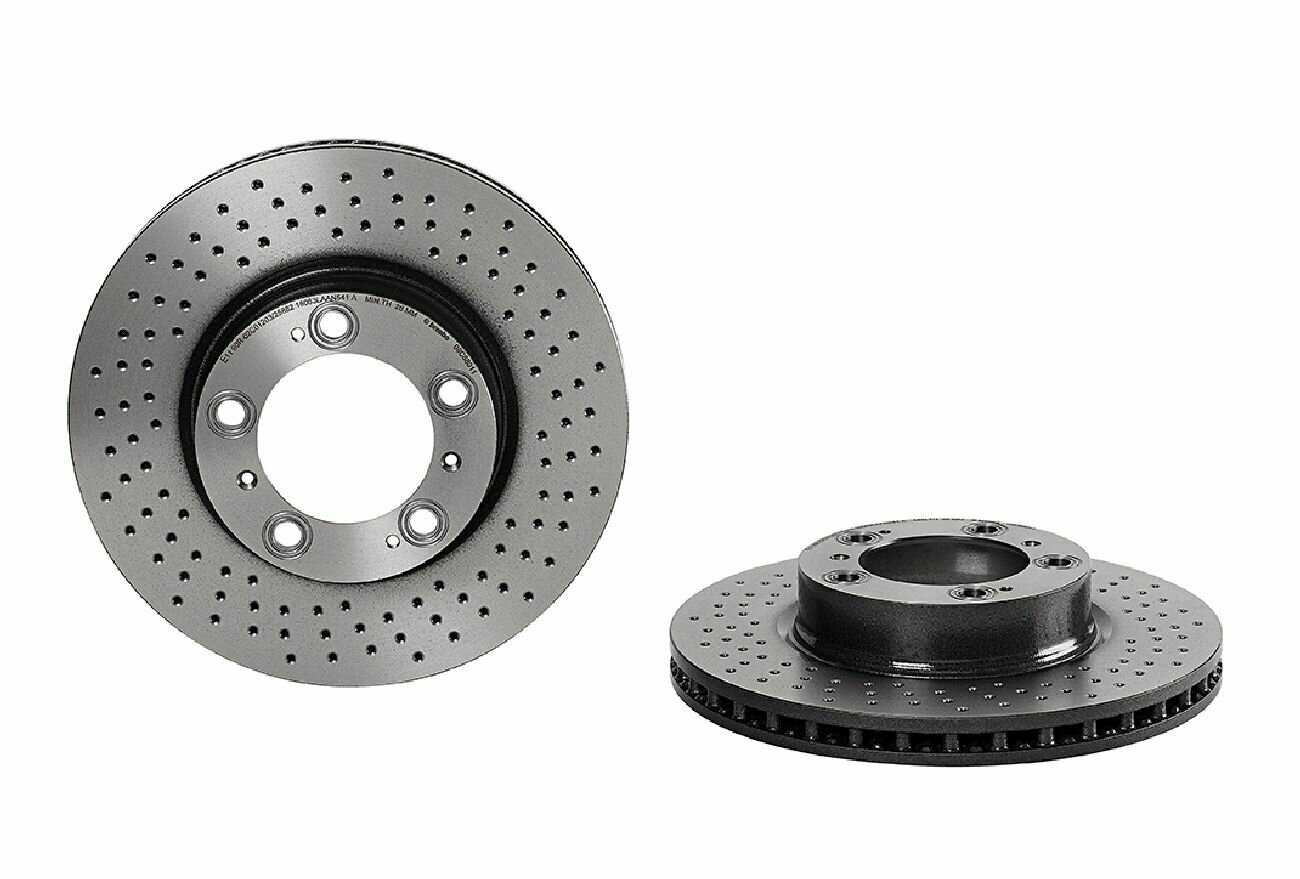 Диск тормозной вентилируемый передний BREMBO (09. C880.11) Prime UV Coated
