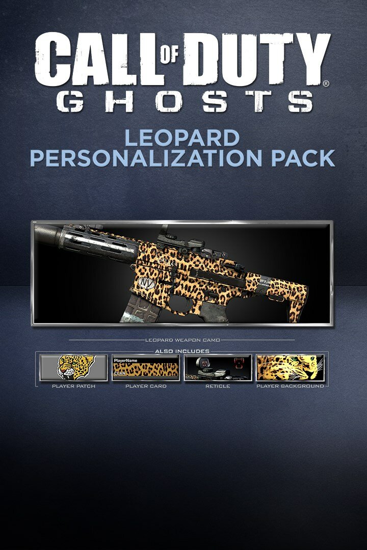 Call of Duty®: Ghosts - Leopard Pack — дополнение · нужна базовая игра · Xbox One, Xbox Series X|S · цифровой ключ