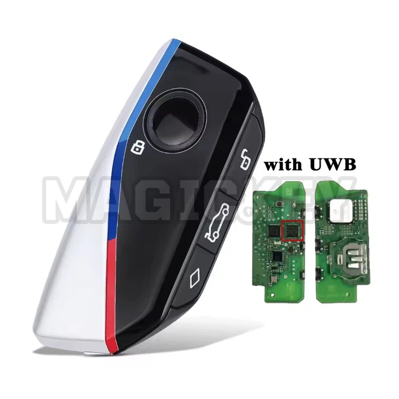 Ключ для BMW U-серии (X1, X2, iX1, iX2, U06, U10, U11, U12, U25, MINI) с функцией UWB, OEM PCB, частота 433.2-434.6 МГц, чип 49, 5A89463-01, PN IYZBK1