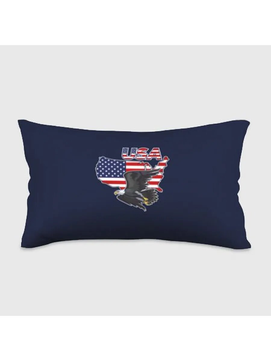 USA - flag and eagle Подушка