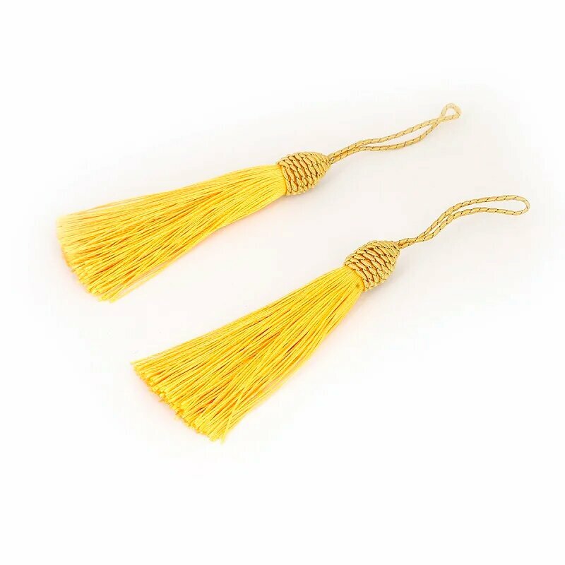 Бахрома из полиэстера Celadon 10 шт, 15 см Желтый, Yellow