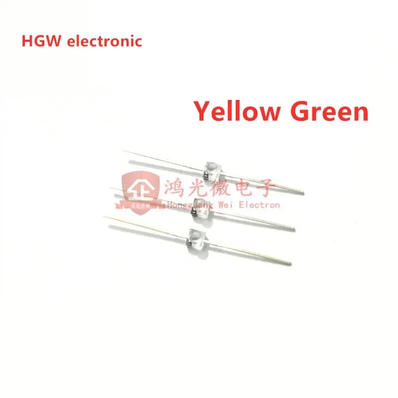 50 шт. светодиоды HGW LED 95-21 1.5mm разноцветные Yellow Green