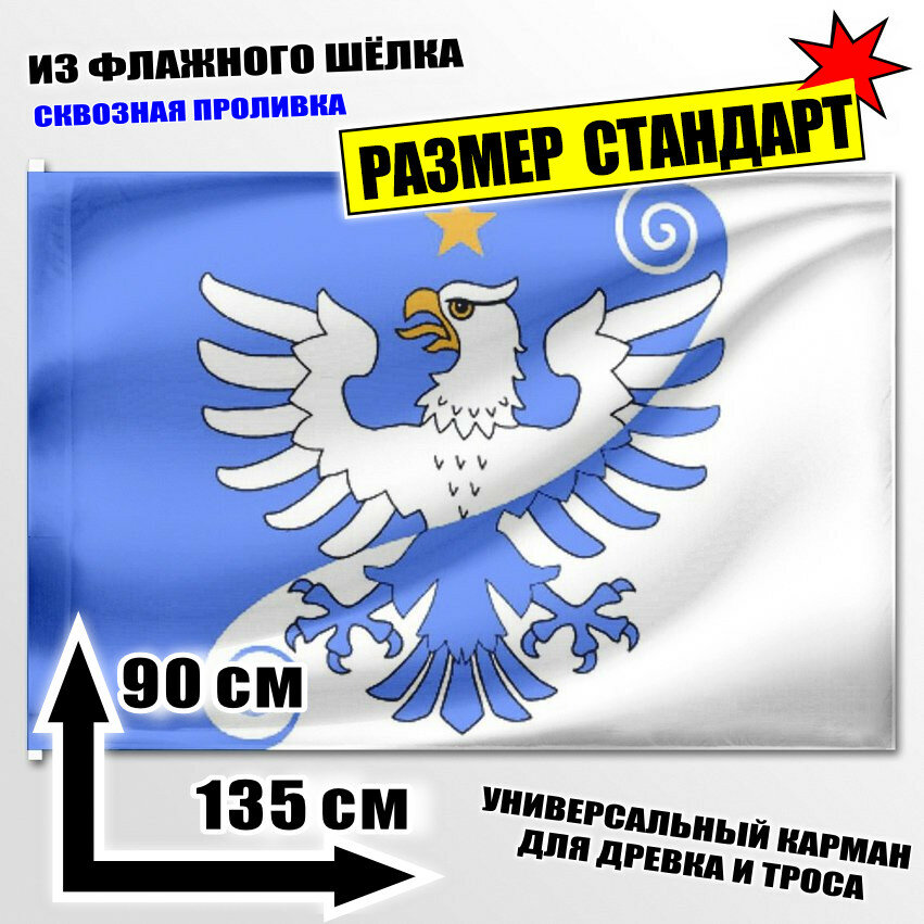 Флаг Советского городского поселения (Ленинградская область) 135x90 см.