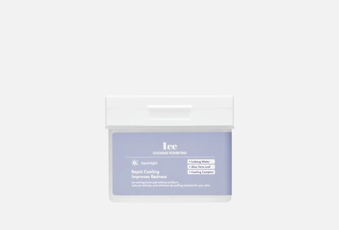 DERMAL Ice Cooling Набор охлаждающих тонер-пэдов для лица 120шт