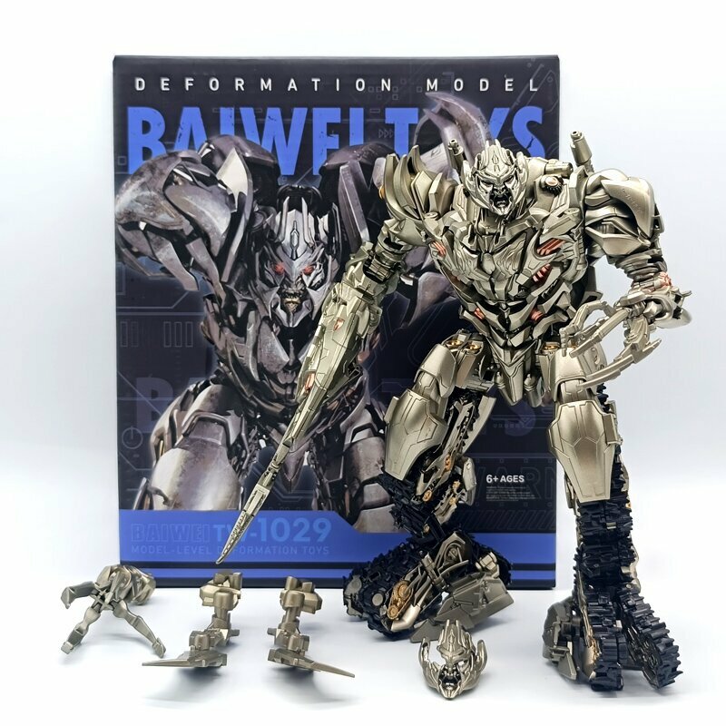 Игрушка робот-трансформер танк Baiwei TW-1029 оригинальный большой тонко покрытый Wei фильм версия SS13 laowei tank (Baiwei tank Wei) для подростков 7-14 лет из прочного материала компактного размера