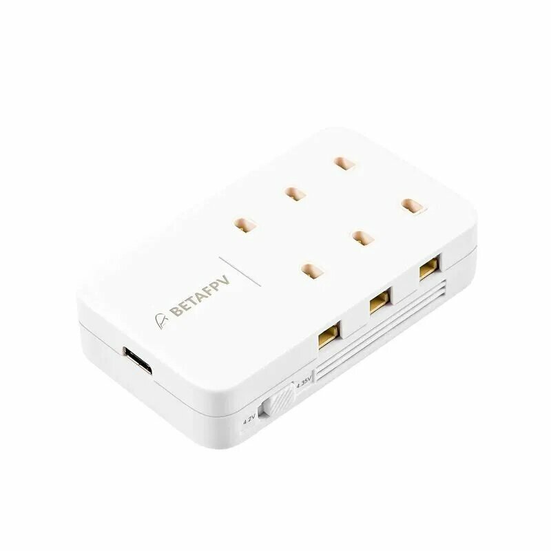 Зарядное устройство для игрушечных аккумуляторов с 6 портами 1S поддерживает PH2.0 и BT2.0