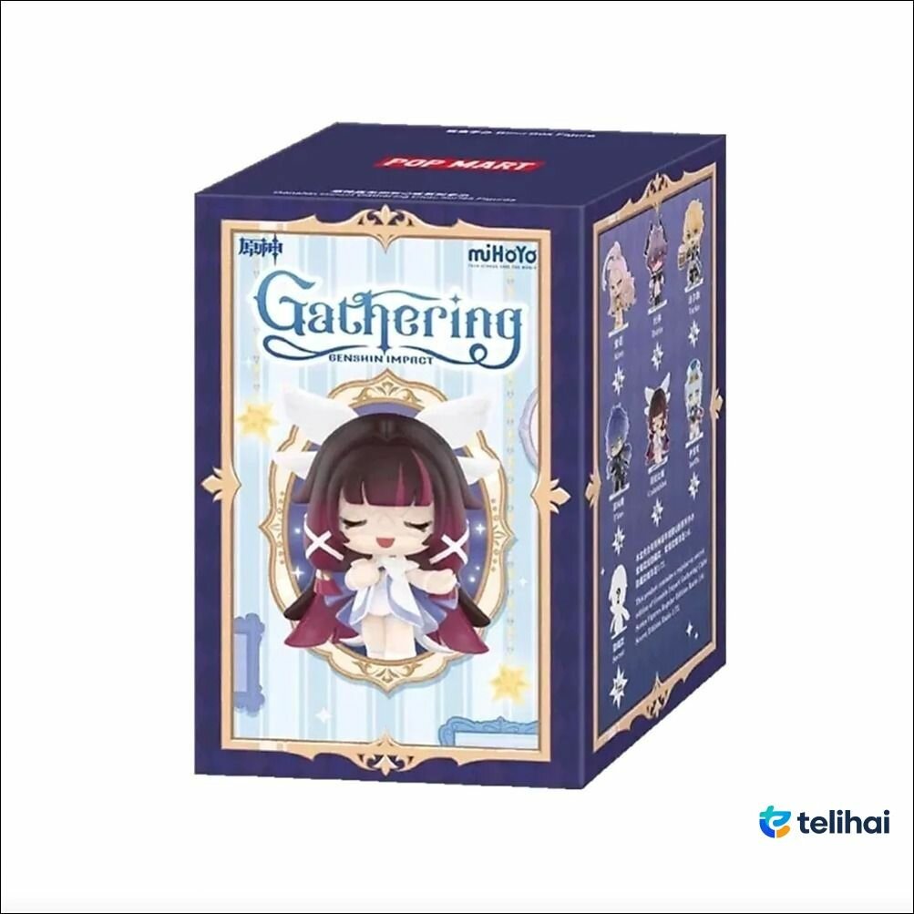 - Genshin Impact X Pop Carnival Gathering Chibi Series Figures, Подарки, украшения комнат, 1 шт