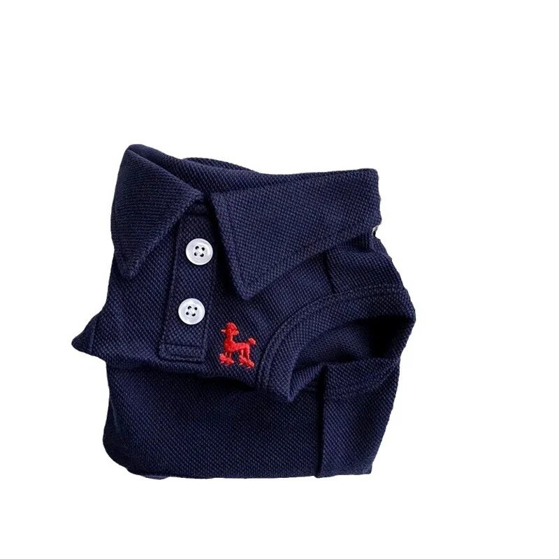 Черная футболка-поло для собак XS Black-Polo