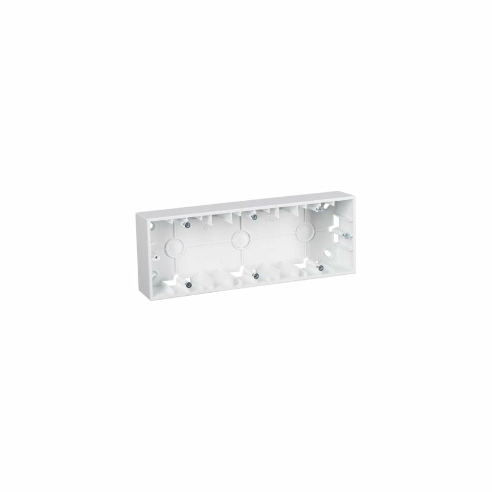 Коробка для наружного монтажаSimon на 3 поста, белый 5 1590753-030