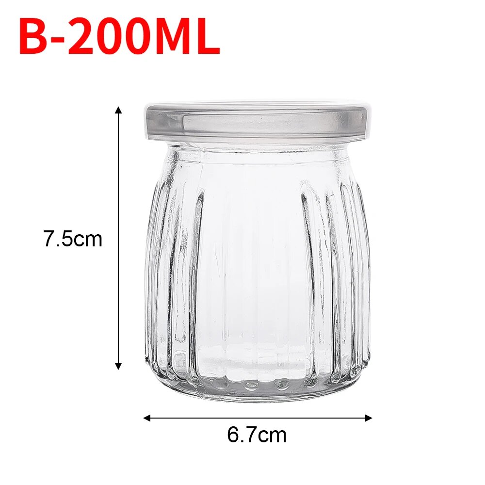 Стеклянные бутылки для хранения B-200ML