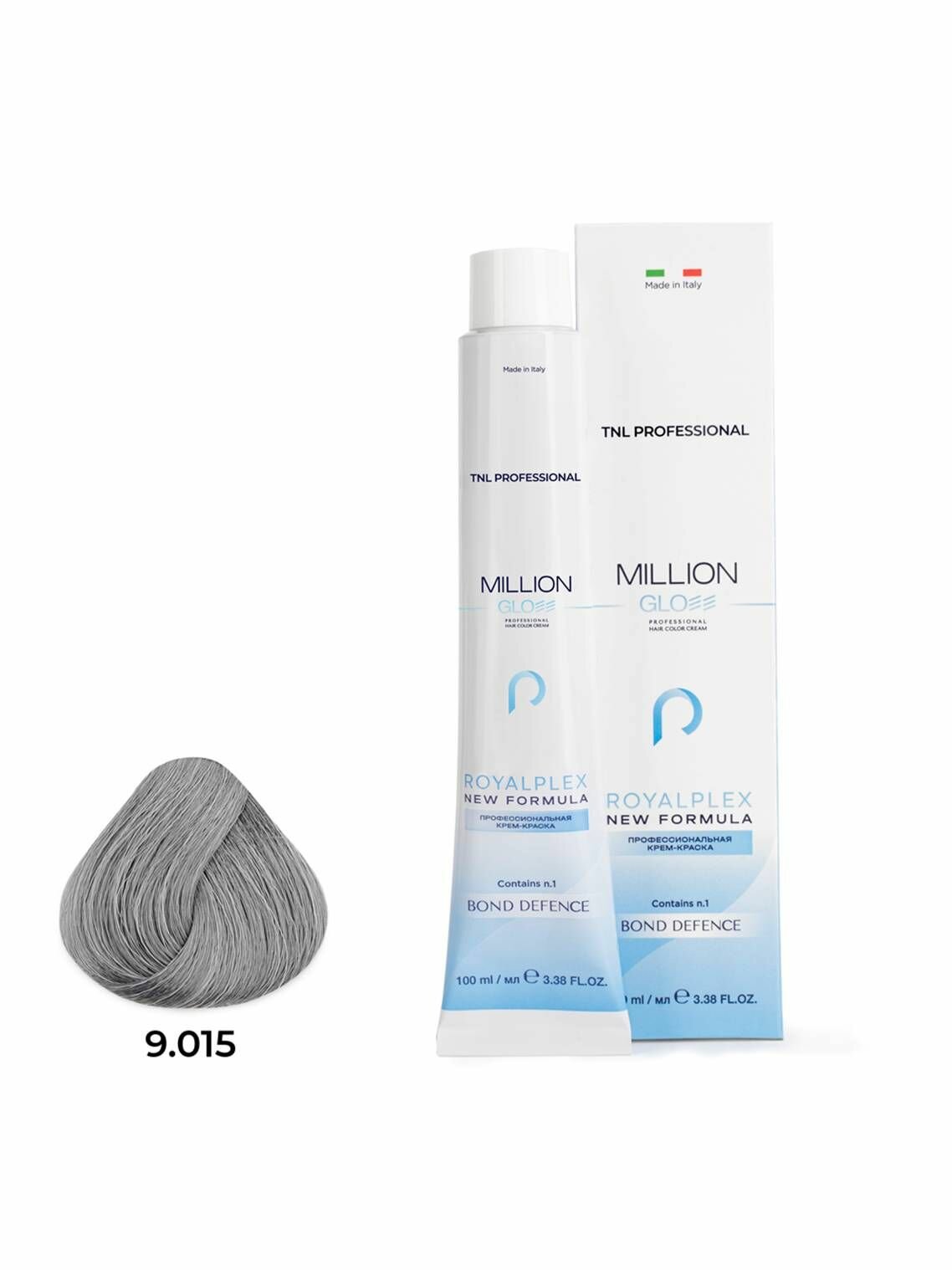 Крем-краска для волос TNL Professional Million Gloss оттенок 9.015
