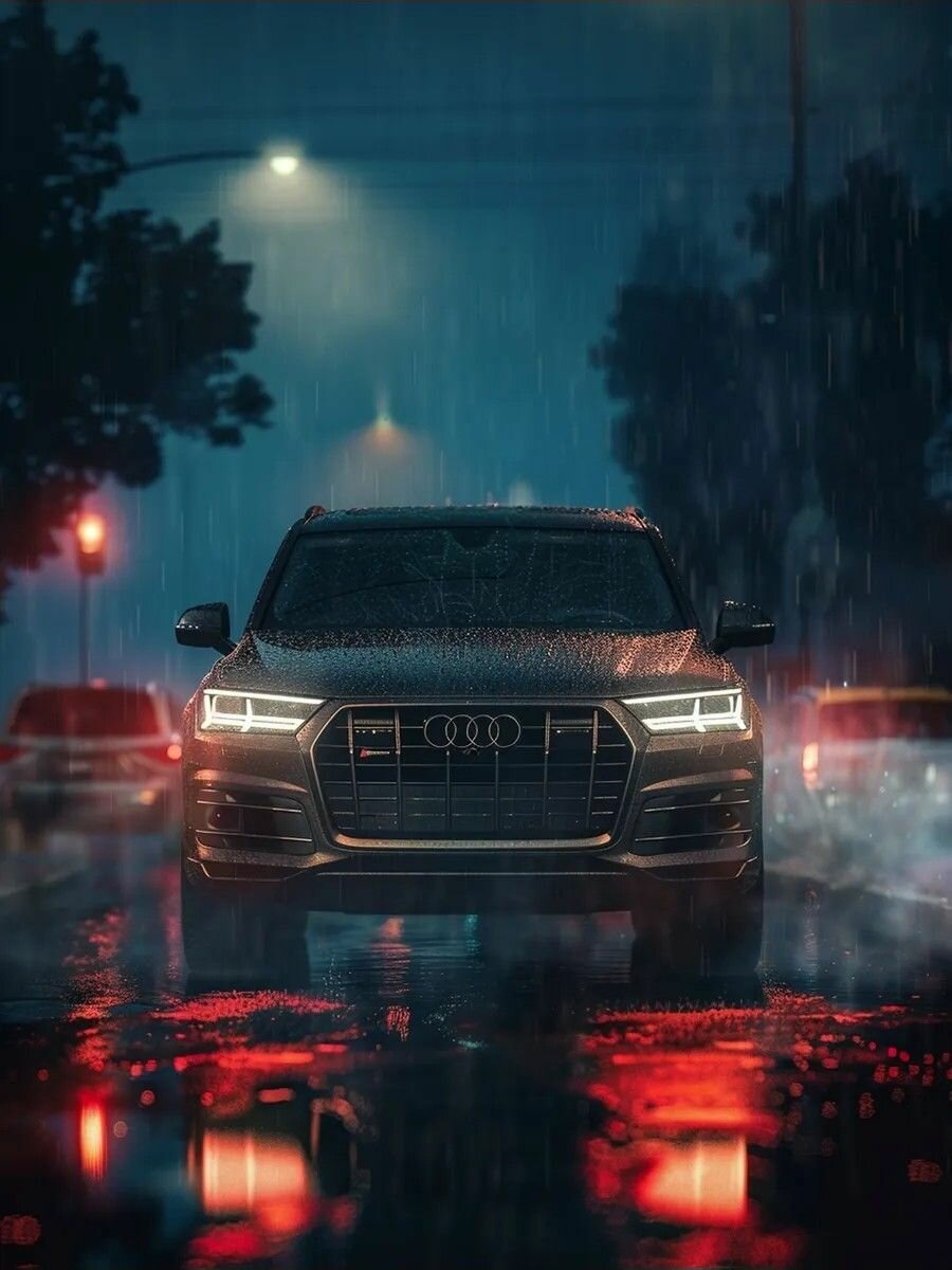 Постер 60х90 см. Авто - Audi Q7 фото