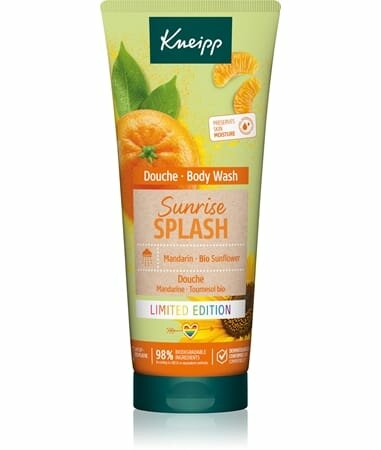 Средство для душа Kneipp Sunrise Splash Mandarin & Bio Sunflower, 200 мл