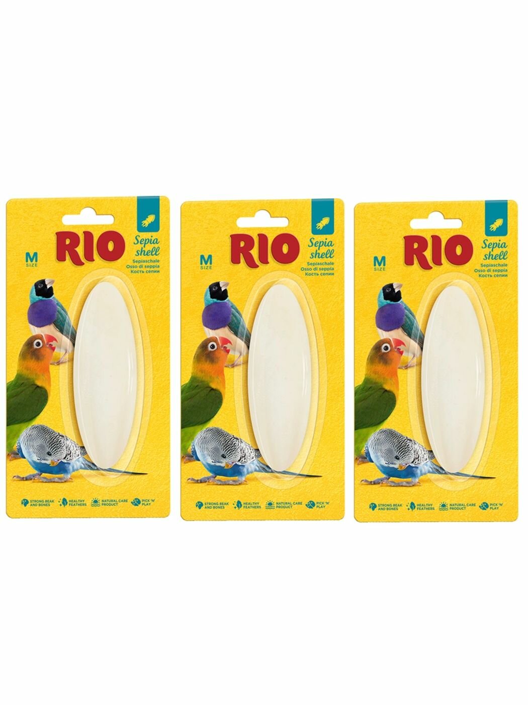RIO Лакомство для птиц, Кость сепии, 10 гр, 3 шт